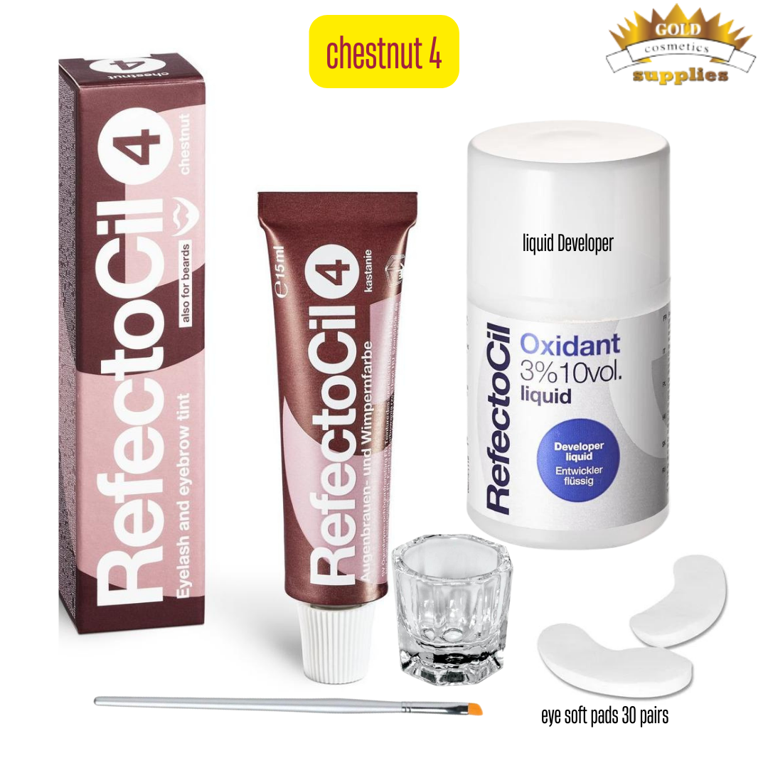Refectocil Brow & Lash Tint - Chestnut No. 4 Mini Kit