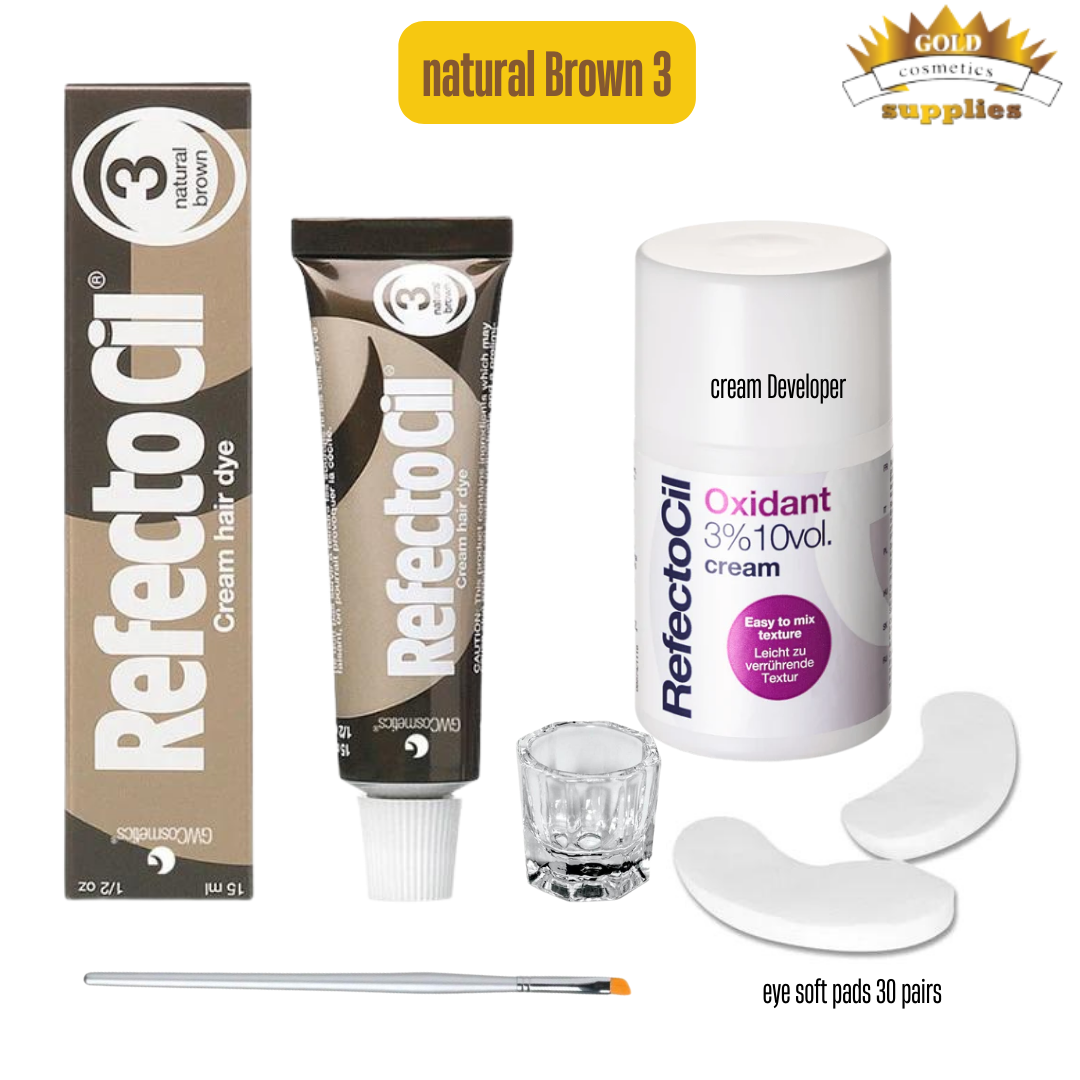 Refectocil Brow & Lash Tint Natural Brown 3.0 Mini Kit