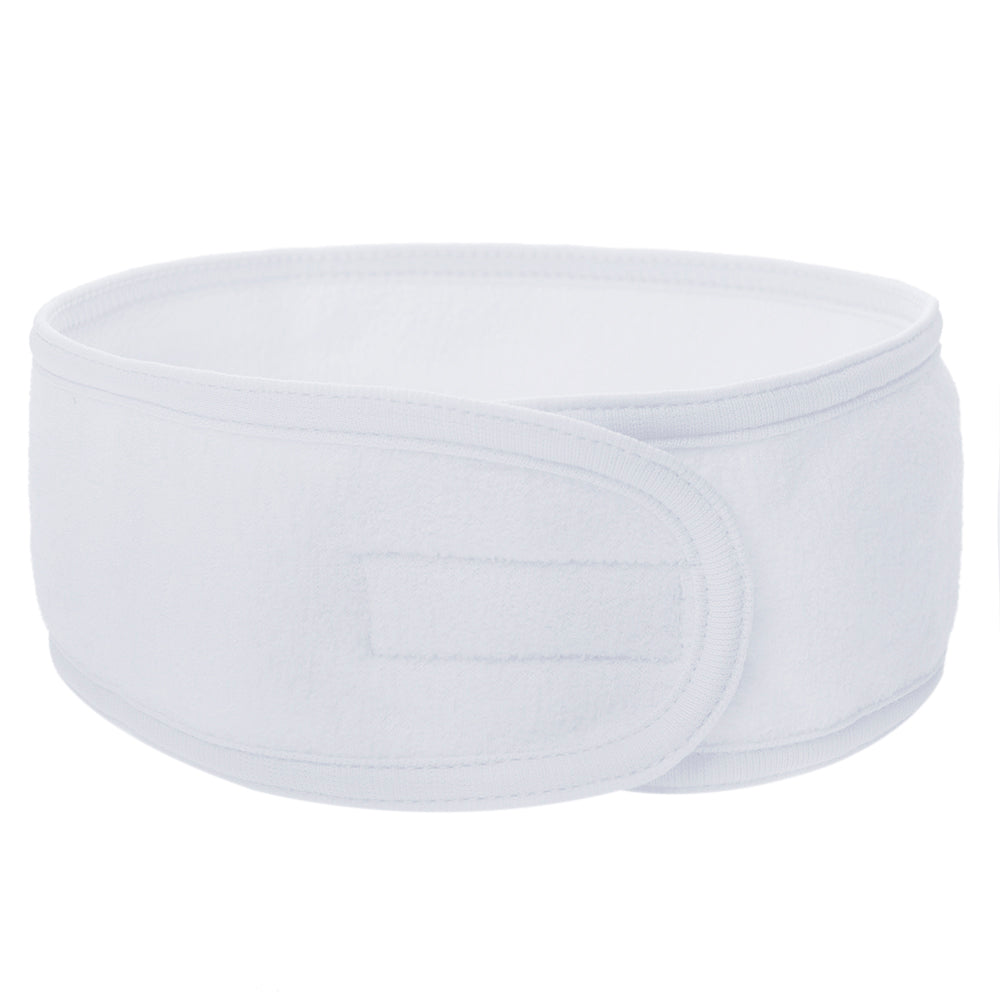 10-pcs/ white terry spa headband