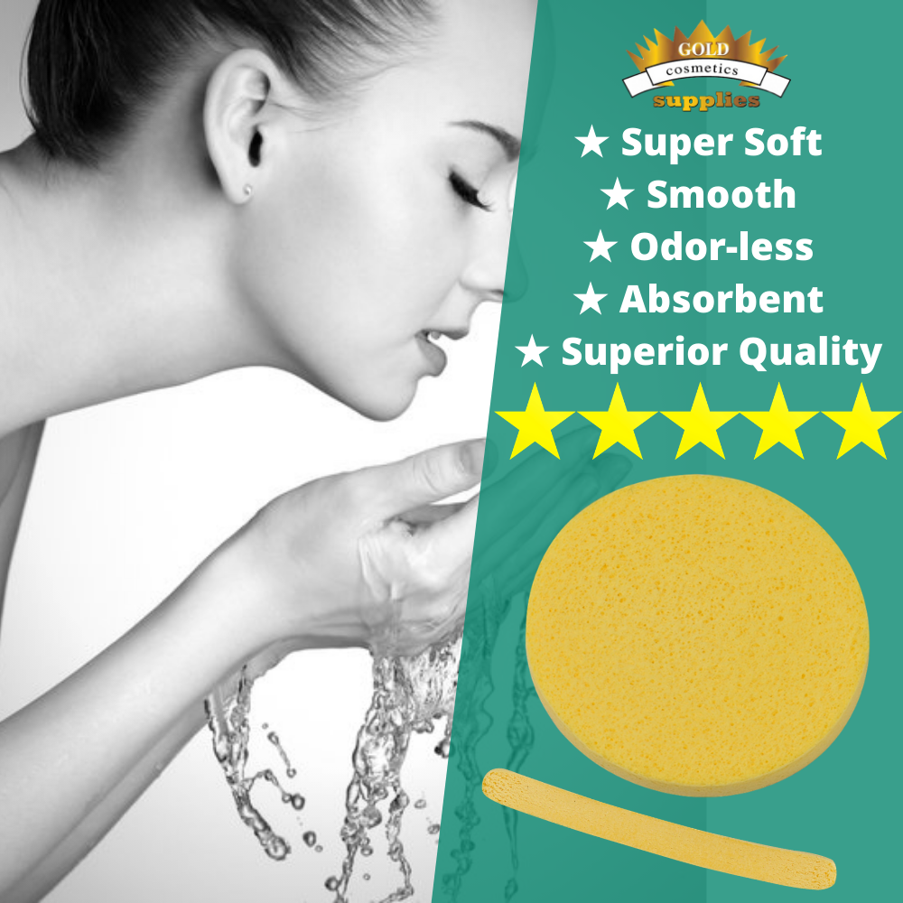 72-PCS/ Compressed Cellulose Cleansing Facial Sponges